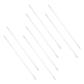 Supvox 8 St&uuml;ck Zugstangen aus Kunststoff Transparenter Jalousiengriff f&uuml;r Vertikaljalousien mit Schnallenbefestigung Ersatzstab f&uuml;r Wohnzimmer Schlafzimmer B