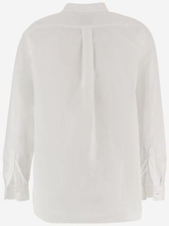 And Wander Mens Shirt Cotton-Blend White