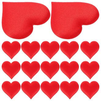 Cabilock 500 St&uuml;ck Rotes Herzkonfetti aus Schwammstoff 3D Herzbl&uuml;tenbl&auml;tter f&uuml;r Romantische Tischdekoration bei Hochzeit Valentinstag und Party