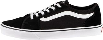 Vans Herren Filmore Decon Sneaker, Suede Canvas Black White, 40.5 EU