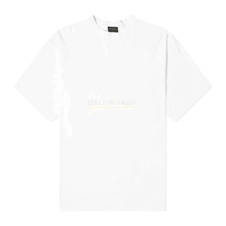 Balenciaga T-Shirt - - Tops - Herren - Wei&szlig; - XL
