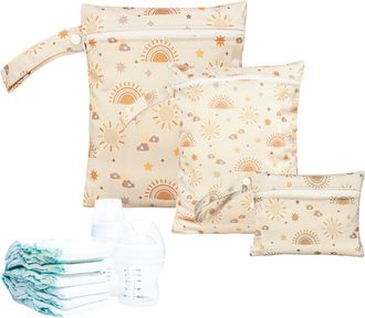 Generico Wasserdichte Tasche f&uuml;r Badeanz&uuml;ge, Set mit 3 wasserdichten Abdeckungen, kompakt, f&uuml;r Pool, Fitnessstudio, Ausfl&uuml;ge, Babys, Kinder und Urlaubsaktivit&auml;