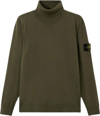 Stone Island Homme, Pulls, Vert, Taille: XL Pull Col Roul&eacute;