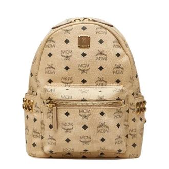 MCM Pre-owned Visetos Rucksack - - Pre-owned - Damen - Beige - ONE SIZE