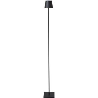 Beliani Lampadaire Moderne en Fer pour lInt&eacute;rieur et lExt&eacute;rieur Noir Gavarresa