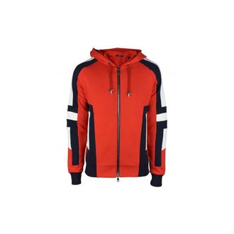 Balmain Cardigan mit durchgehendem Rei&szlig;verschluss - - Sweatshirts & Hoodies - Herren - Rot - M