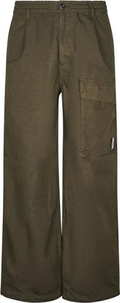 C.P. Company C.p. Company, Homme, Pantalons, Vert, Taille: 2XL Micro-Reps Boxy Cargo Lens Pants