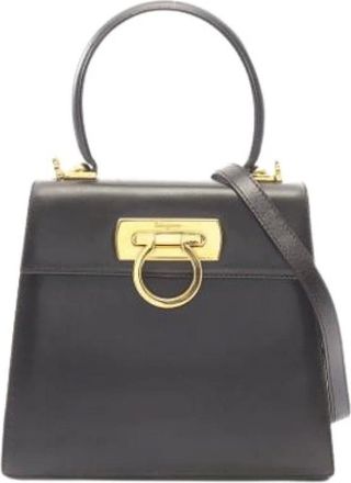 Ferragamo Sac &agrave; main Pre-owned - Femme - Pre-owned - Brun - Taille: ONE Size