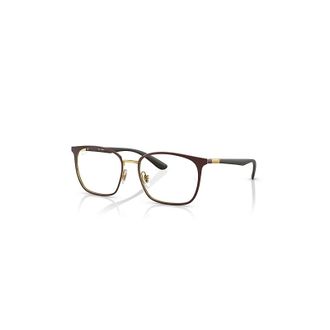 Ray-Ban Rb6486 Optics Braun Fassung Klar Glas Polarisiert 52-17