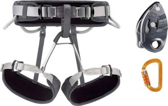 Petzl Sicherungsger&auml;t KIT CORAX GRIGRI SmD - Unisex, Grau, 1