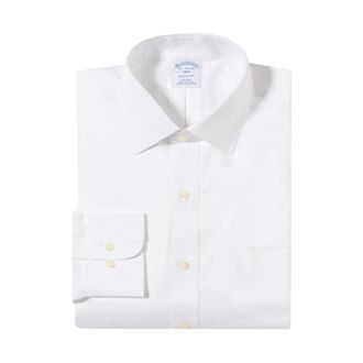 Brooks Brothers Regular Fit Non-Iron Oxford Hemd mit Ainsley-Kragen - - Shirts - Herren - Wei&szlig; - S