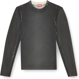 Diesel Homme, Pulls, Vert, Taille: XL Cardigan K-Denim-Round pour Homme