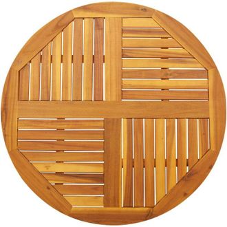 vidaXL Dessus de table &Oslash;90x2,2 cm rond bois massif dacacia - Vidaxl