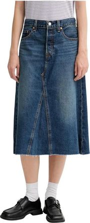 Levi's Femme, Jupes, Bleu, Taille: W24 Jupe en jean