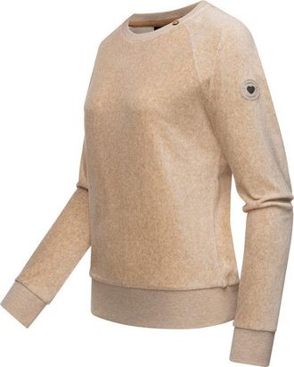 Ragwear Sweater Johanka Velvet Stylischer Damen Pullover in Cord-Optik