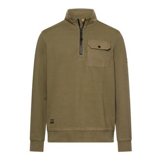 Camel Active Troyer mit reflektierenden Details - - Sweatshirts & Hoodies - Herren - Gr&uuml;n - L