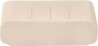 Kleine Wolke 5066202853 Cubic Seifenschale, Steinzeug, Natur, Ma&szlig;e ca. 8,5 x 11,1 x 2,9 cm