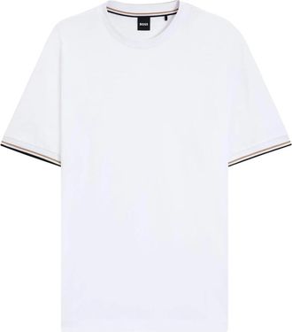 HUGO BOSS Homme, Tops, Blanc, Taille: L Thompson 04 T-Shirt