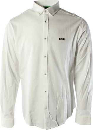 HUGO BOSS Homme, Chemises, Blanc, Taille: M B Motion L Regular Fit Stretch Shirt