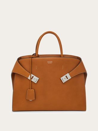 Ferragamo Herren Hug Aktentasche Braun