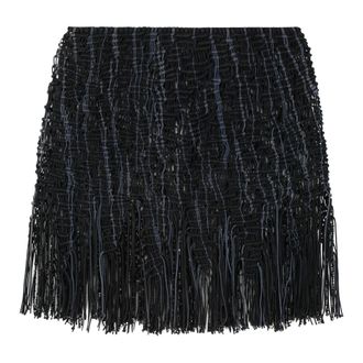 Roberta Einer Element Macrame Minirock - - Skirts - Damen - Schwarzk - M