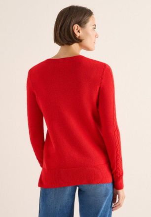 Cecil Strickpullover mit Strick-Detail