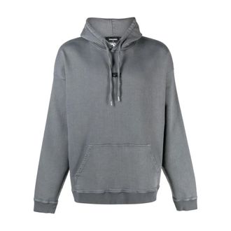 Dsquared2 Logo-Print-Hoodie - - Sweatshirts & Hoodies - Herren - Grau - XL