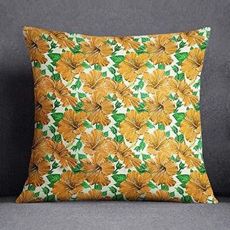 Bonamaison Le Jardin du Lin Kissenhüllen, Cotton, Mehrfarbig, 45x45