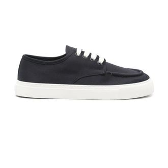 Prada Canvas Schn&uuml;r-Sneakers - - Shoes - Herren - Blau - 44 EU