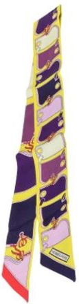 Herm&egrave;s Pre-owned Camails Twilly Scarf - Femme - Pre-owned - Multicolore - Taille: ONE Size