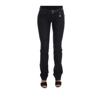Costume National Schmale Dunkelblaue Baumwolljeans - - Jeans - Damen - Blau - W27