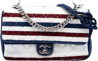 Chanel Sac bandouli&egrave;re matelass&eacute; en jersey doccasion - Femme - Pre-owned - Multicolore - Taille: ONE Size