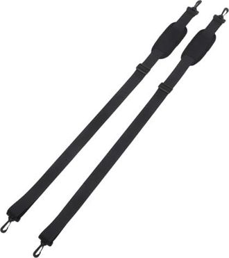 OSALADI 2 Pièces Sangles Pour Les Sacs Sangles De Bourse De Remplacement Bandoulière Rembourré Black