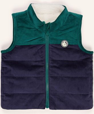 Petit Bateau Petit Bateau Weste Zum Wenden blau