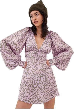 For Love & Lemons Kurze Kleider - - Dresses - Damen - Lila - XS