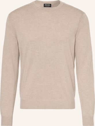 Ermenegildo Zegna Zegna Cashmere-Pullover beige