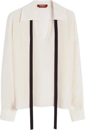 Max Mara Femme, Blouses et Chemises, Beige, Taille: 36 FR Blouses