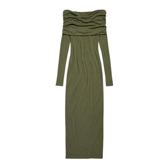 Balenciaga Damen, Kleider, Gr&uuml;n, LGr&ouml;&szlig;e