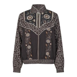 Lollys Laundry Bomber Jacket - Femme - Vestes - Brun - Taille: 46 FR