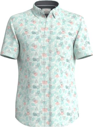 s.Oliver Hemd Kurzarm mit Allover Print