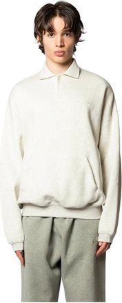 Fear of God Homme, Sweatshirts et sweats &agrave; capuche, Gris, Taille: L SweaT-shirt Polo Signature Ann&eacute;es 90