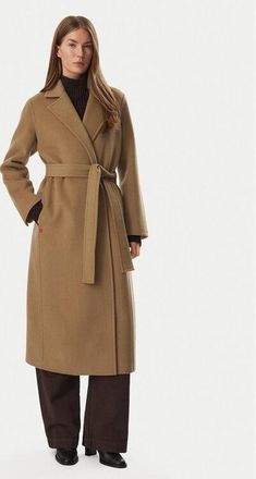 Max & Co. Wollmantel Olongrund 2626016033200 Hellbraun Regular Fit