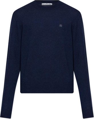 Acne Studios Homme, Pulls, Bleu, Taille: Xl/2Xl Pull ras du cou