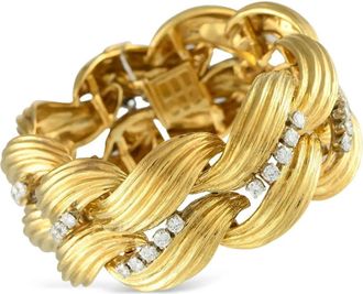 David Webb bracelet en or jaune 18ct à diamant
