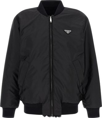 Prada Reversible Recycled Polyamide Jacket - Black