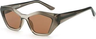 Generic Lunettes De Soleil Tendance Et Personnalis&eacute;es For Hommes Et Femmes, Id&eacute;ales For Les F&ecirc;tes, Les Photos De Vacances.(Brown)