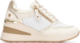 Xti Sneakers Femme Beige - Chaussures Confortables et polyvalentes - Mode d&eacute;contract&eacute;e - Mod&egrave;le 14437901 (Taille38)