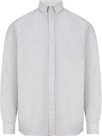 Au Printemps Paris Chemise rayée droite