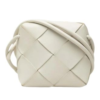 Bottega Veneta Sac bandouli&egrave;re Pre-owned - Femme - Pre-owned - Blanc - Taille: ONE Size