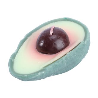 Frcolor Simulation Avocado Aromatherapie Kerze Aus Sicherem Material Dekorative Tischkerze F&uuml;r Wohnzimmer Party Und Hochzeit Wohnliche Duftkerze F&uuml;r Entspannt